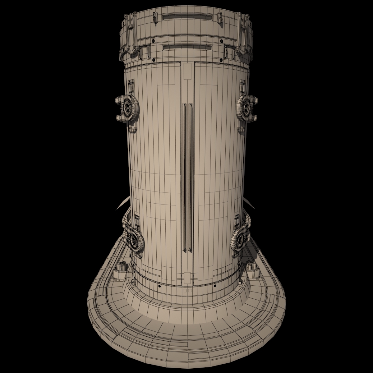 Futuristic sci fi cryopod 3D model - TurboSquid 1161830