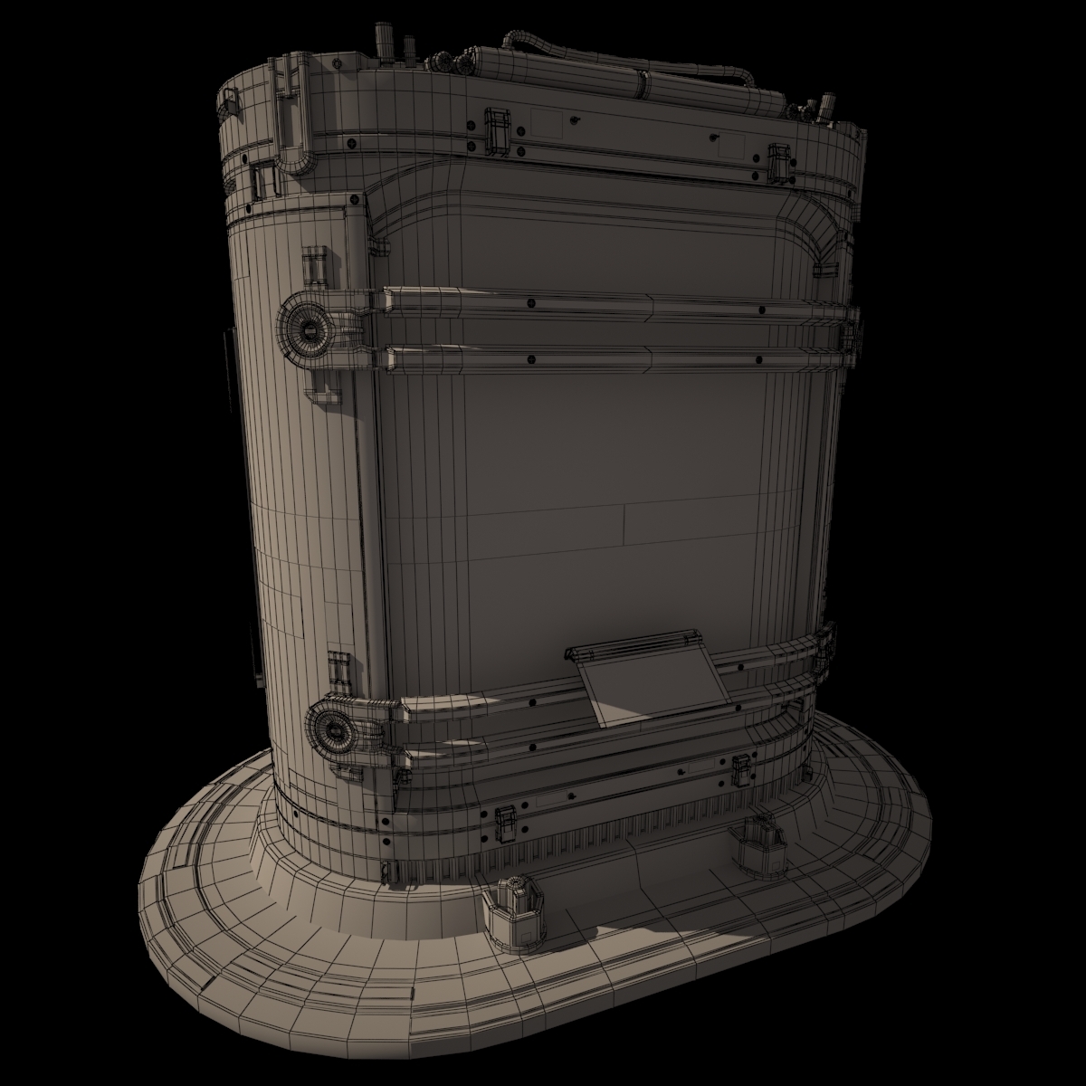 Futuristic sci fi cryopod 3D model - TurboSquid 1161830