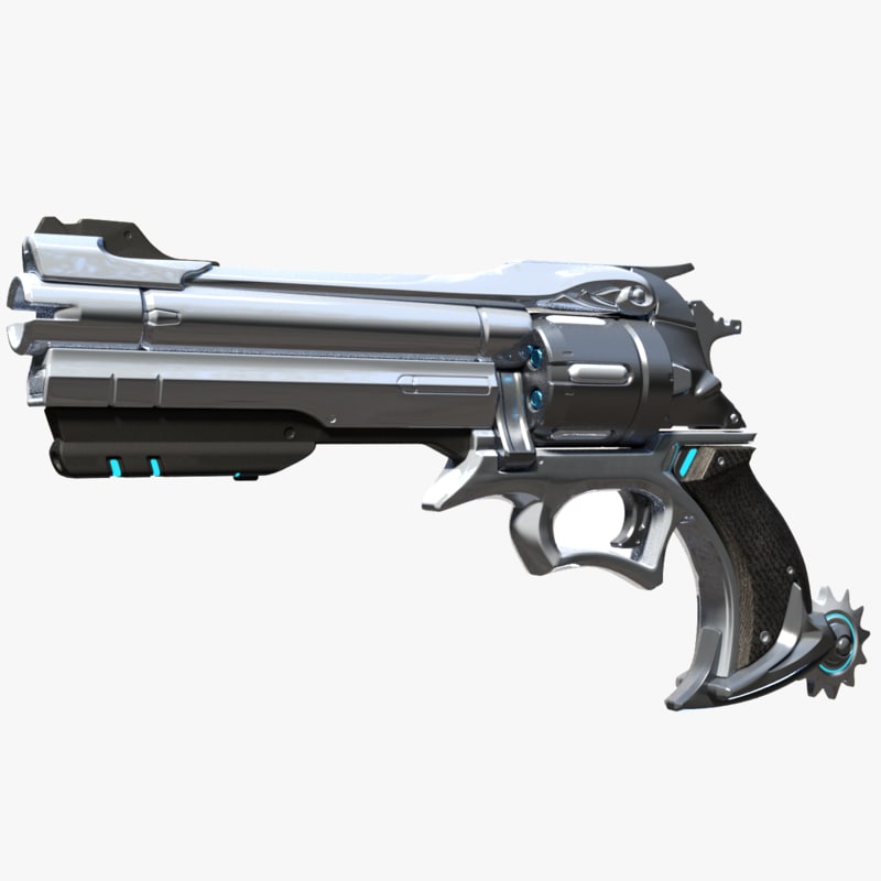Overwatch mccree peacekeeper 3D - TurboSquid 1161849