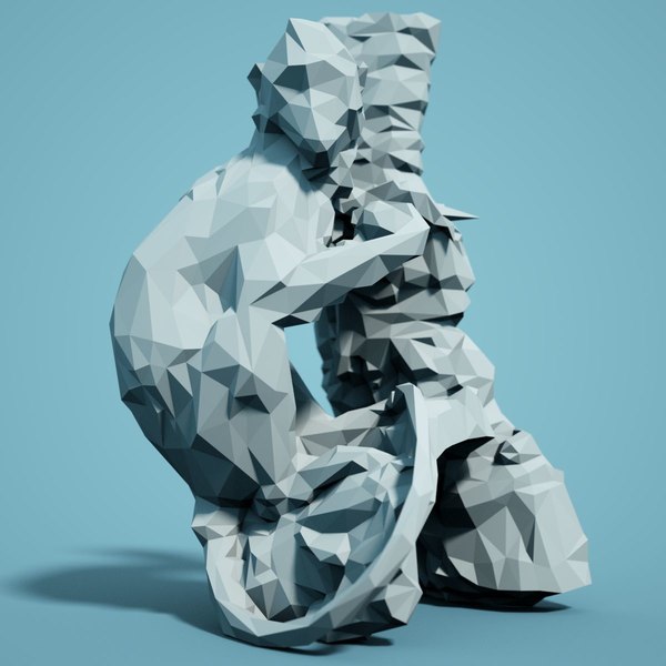 modelo 3d Mono Low Poly - TurboSquid 1162350