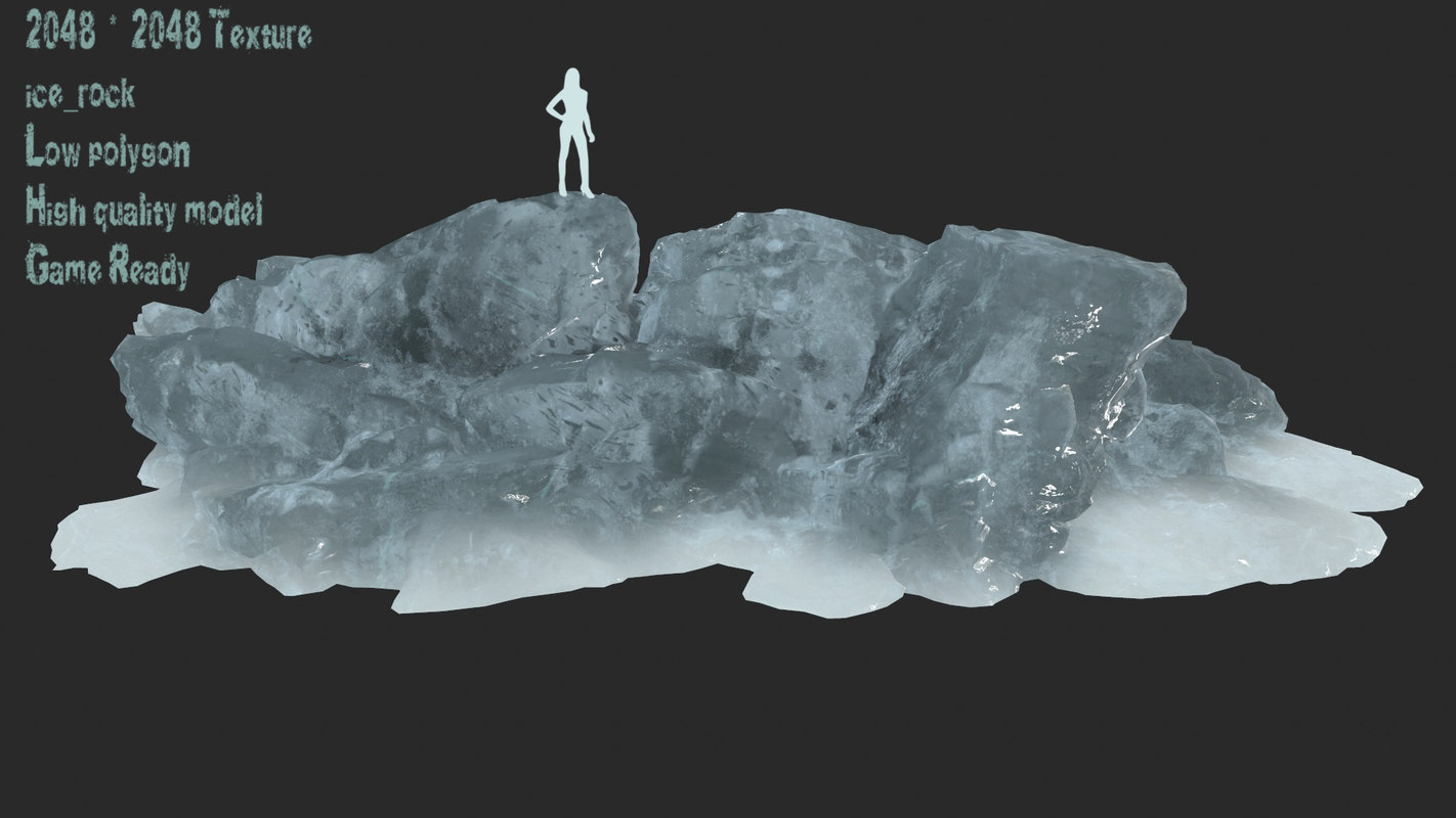 Ice snow model - TurboSquid 1162498