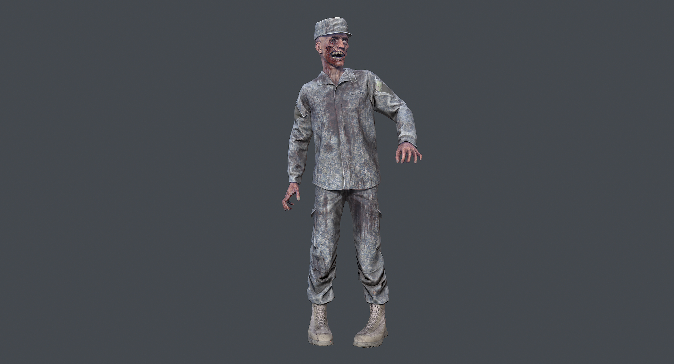 Ready zombie army 3D model - TurboSquid 1163058