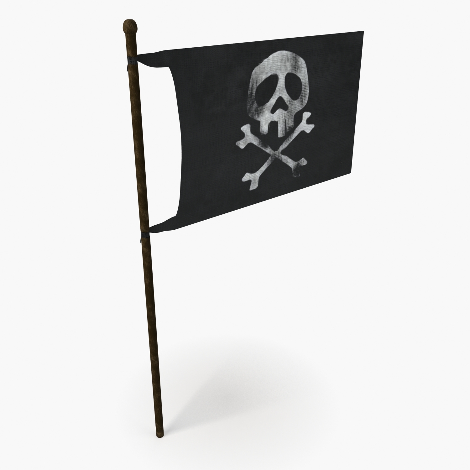 Pirate flag 3D model - TurboSquid 1163222