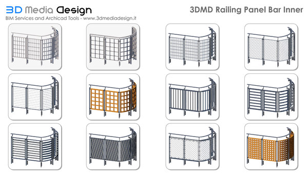 3D model archicad railing - TurboSquid 1163287