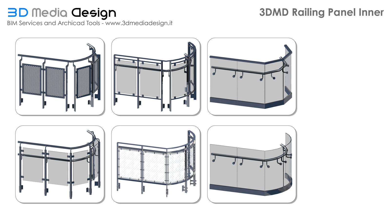 3D model archicad railing - TurboSquid 1163287