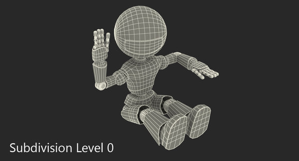 3D modern robot rigged model - TurboSquid 1163440