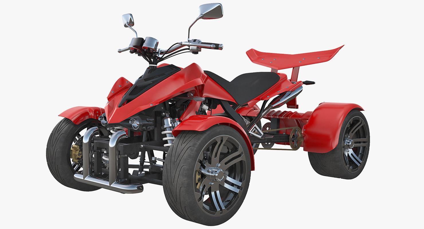 Quad bike spy racing 3D model - TurboSquid 1163457