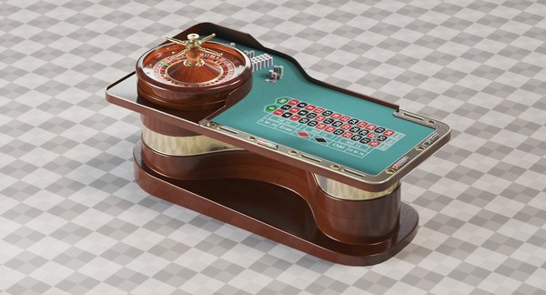 Roulette table model - TurboSquid 1163464