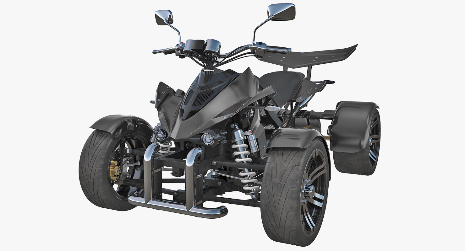 3D model racing quad bike generic - TurboSquid 1163465