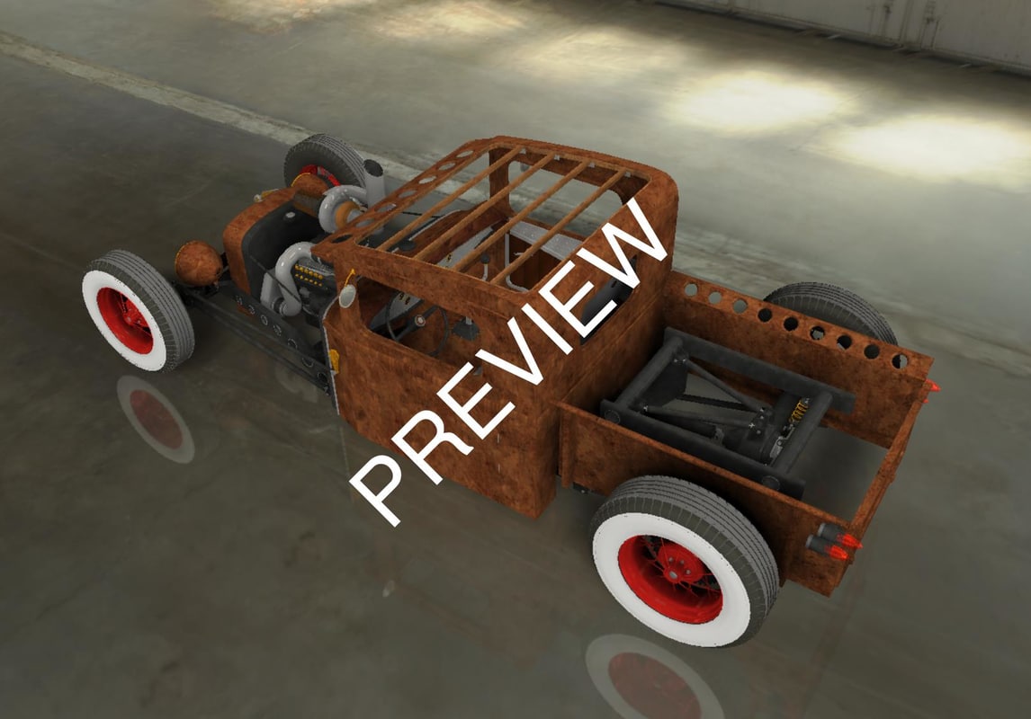 3D model rat rod pickup - TurboSquid 1163497