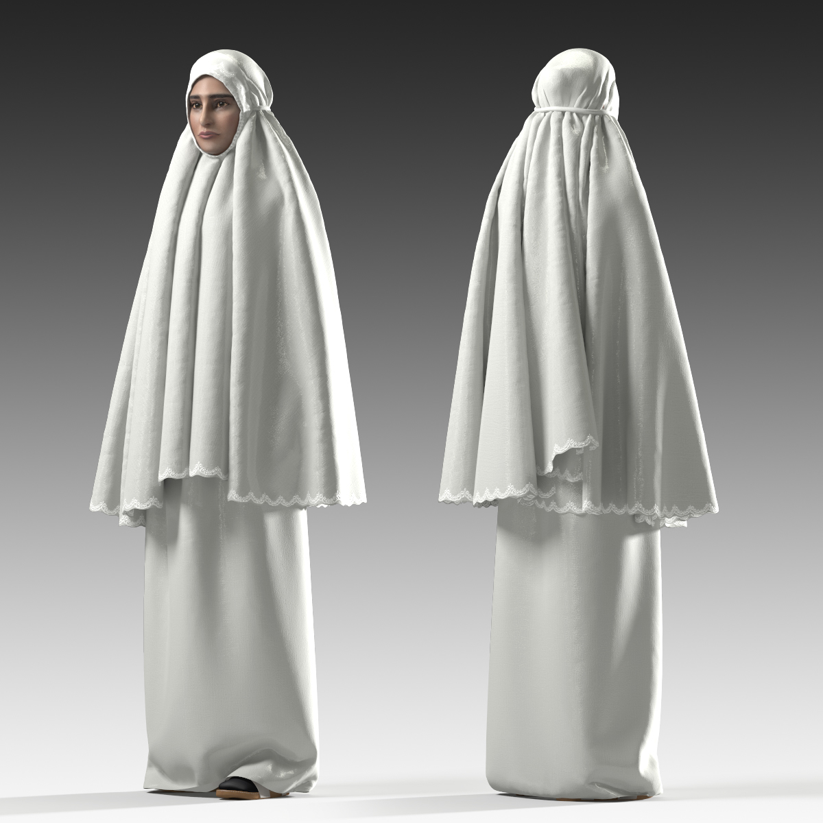 Muslim woman 3D model - TurboSquid 1163538