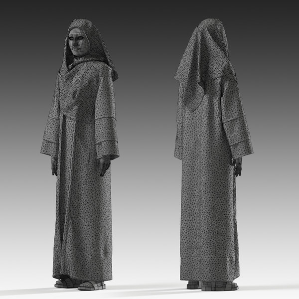 Muslim woman 3D model - TurboSquid 1163538