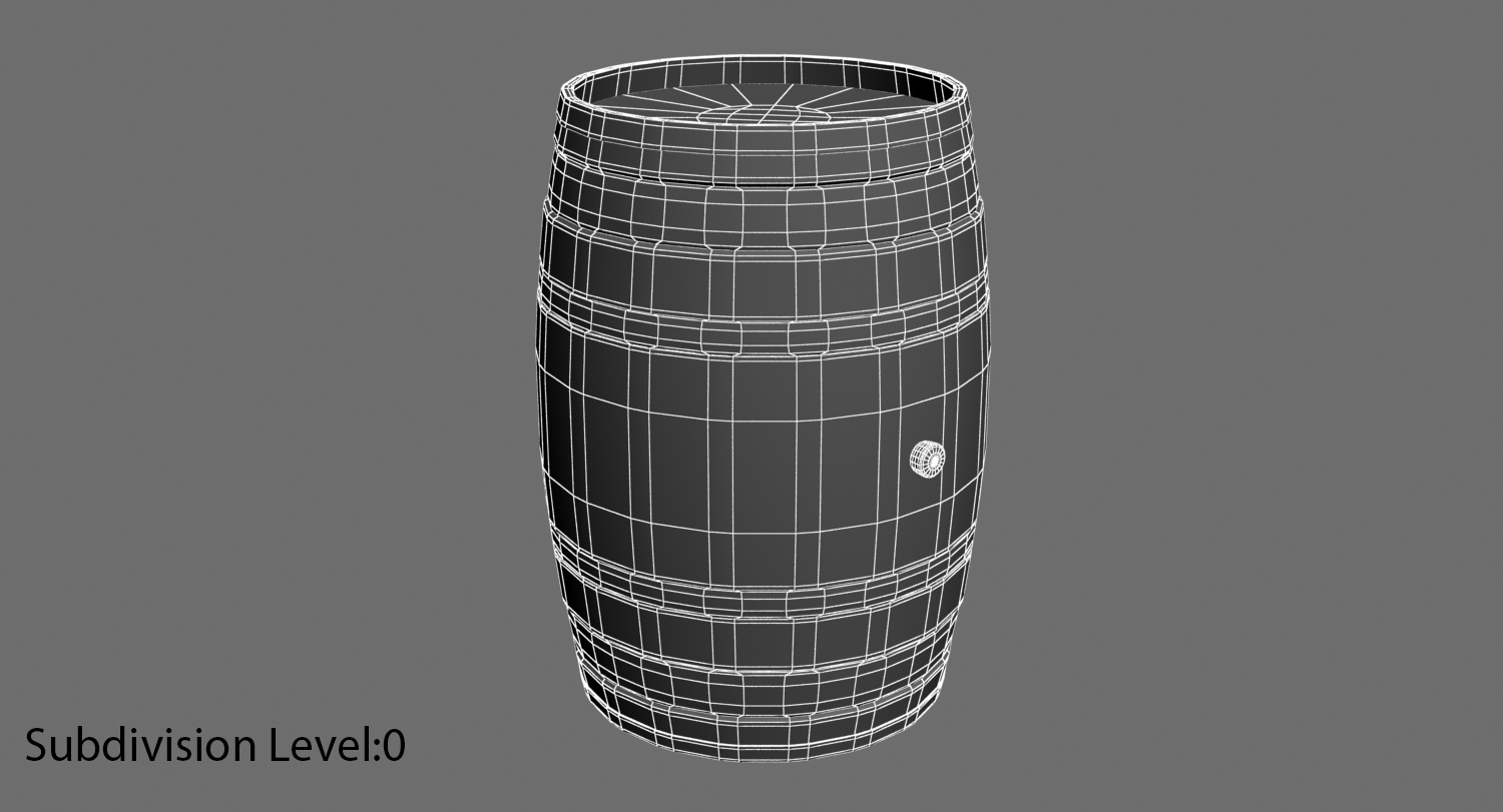 Barrel 3D model - TurboSquid 1163655