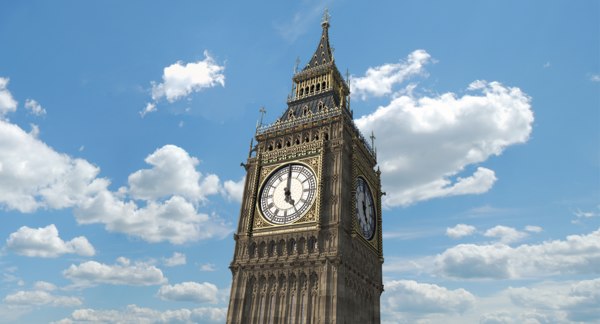 3D big ben tower elizabeth - TurboSquid 1163873