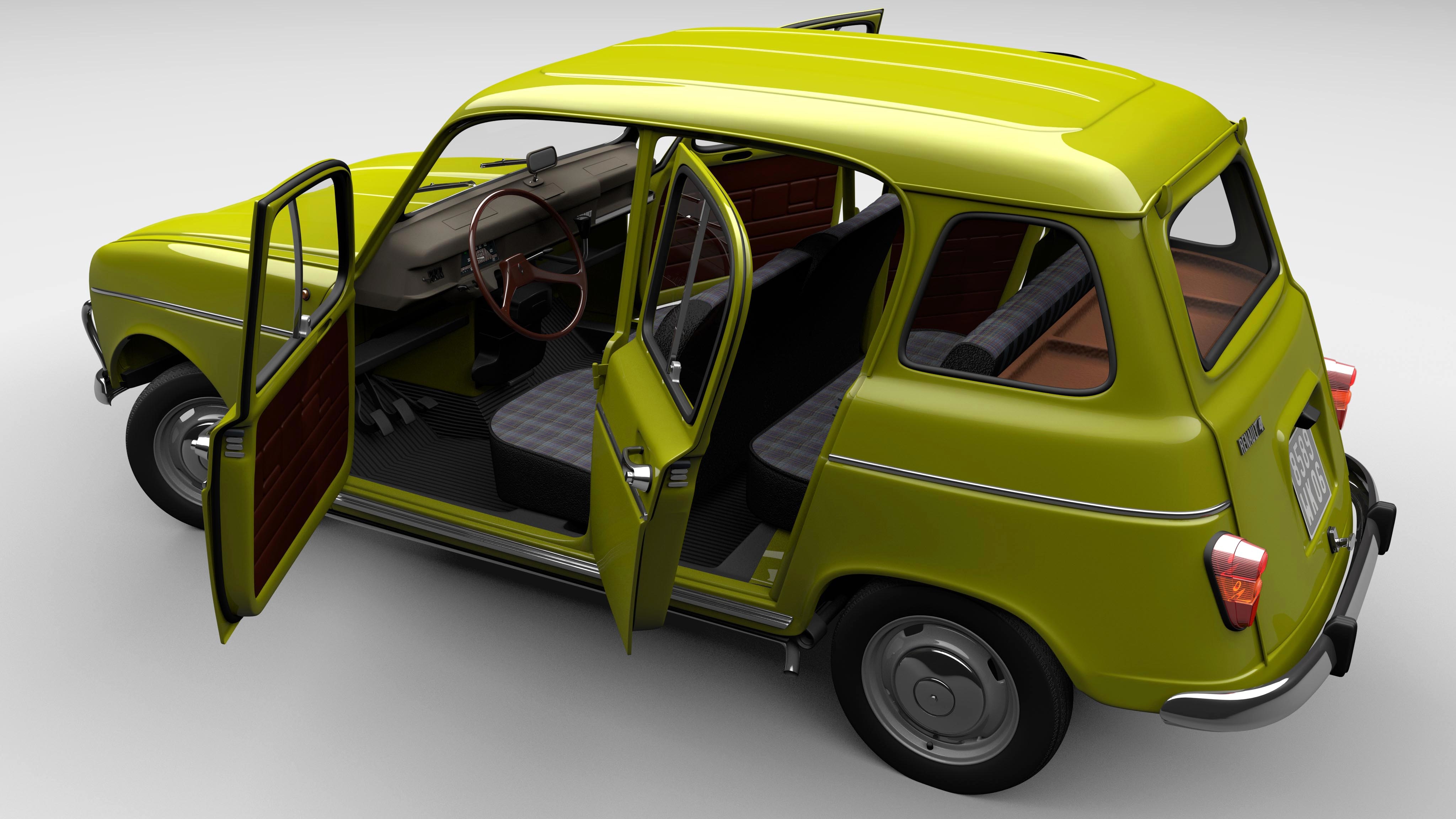 R4 renault 3D model - TurboSquid 1164001