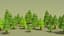 3D model cartoon pine trees - TurboSquid 1164017