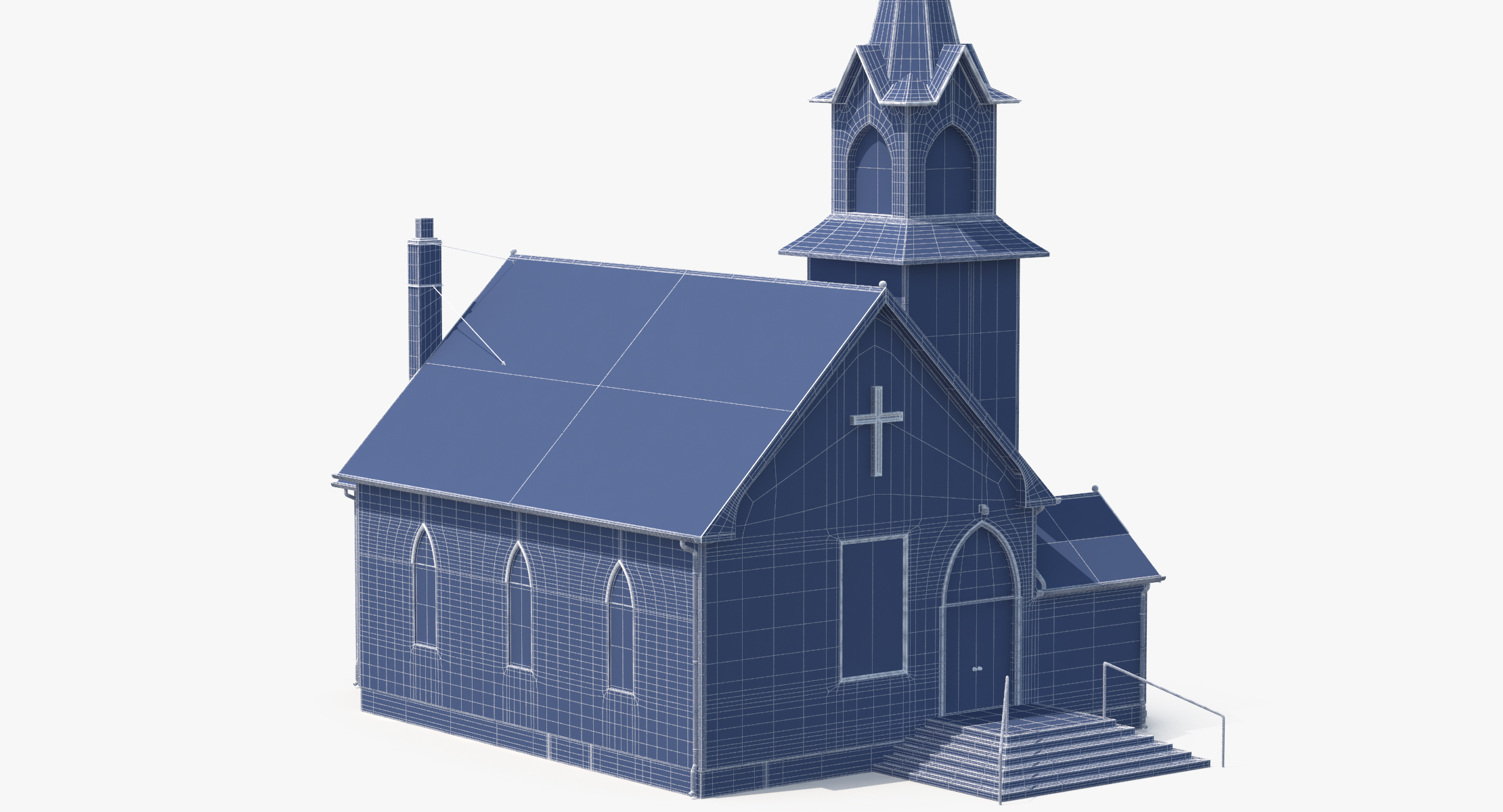 Chapel 3D model - TurboSquid 1164081