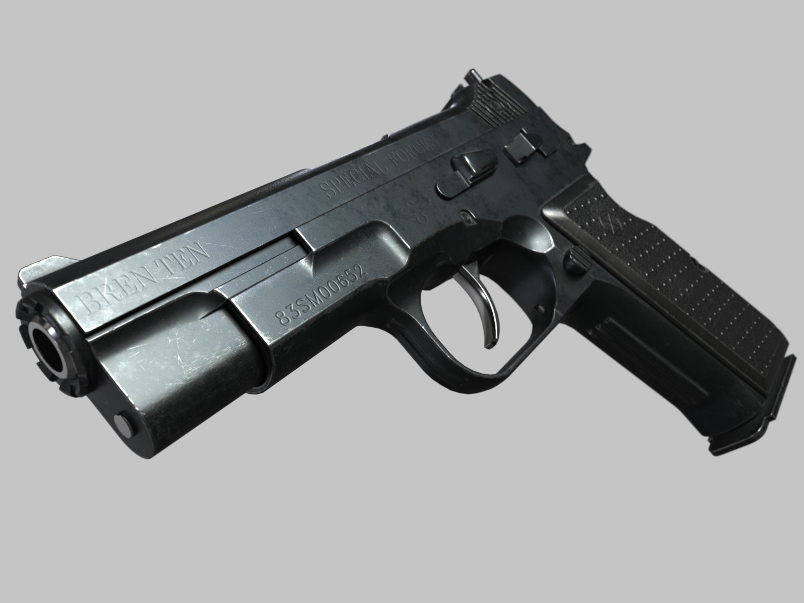 modelo 3d Bren Ten 10mm PBR - TurboSquid 1164277