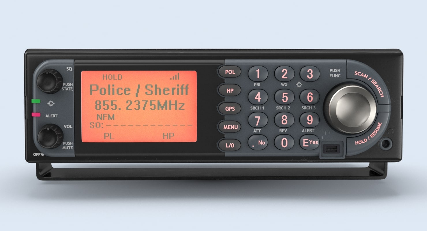 3D police-radio---with-text - TurboSquid 1164383