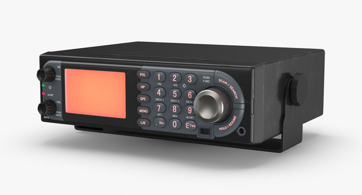 Police-radio---blank model - TurboSquid 1164384