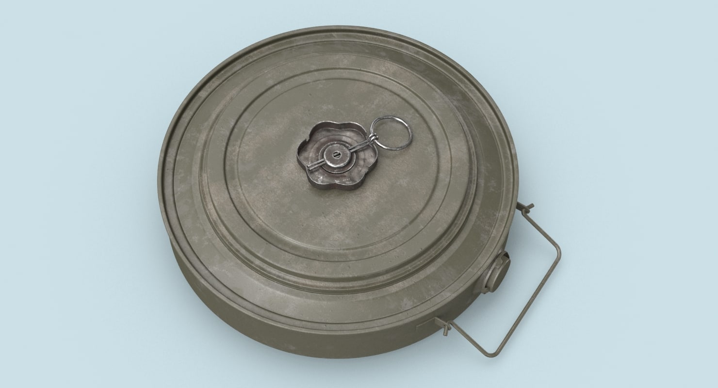 3D anti-tank-mine model - TurboSquid 1164420