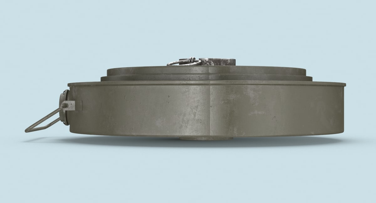 3D anti-tank-mine model - TurboSquid 1164420