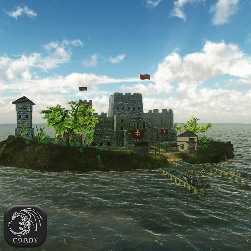 3D model advanced fortress - TurboSquid 1164436