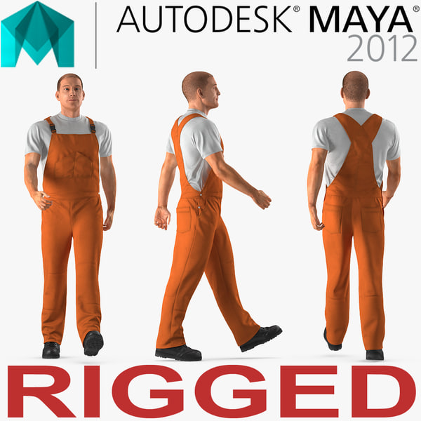 3D Overalls Models | TurboSquid