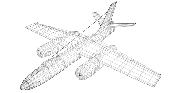 Ilyushin il-28 bomber chinese 3D model - TurboSquid 1164667