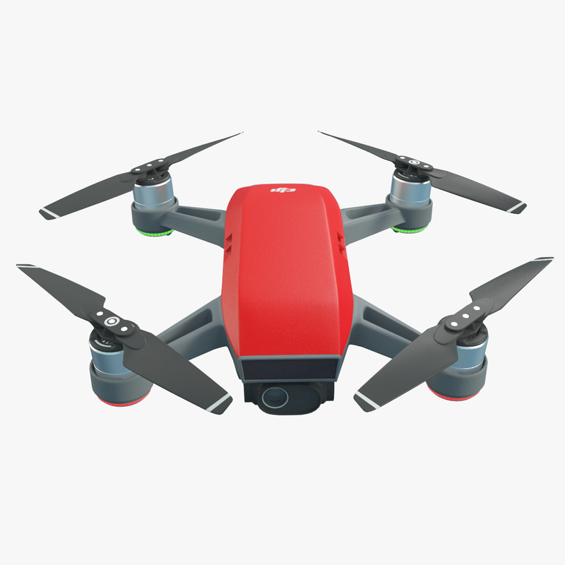 Dji spark quadcopter 3D - TurboSquid 1164948