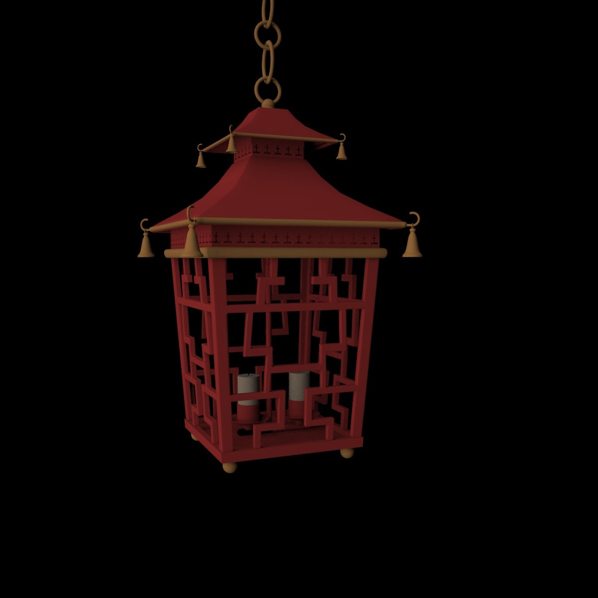 Chinese lantern 3D model - TurboSquid 1164956