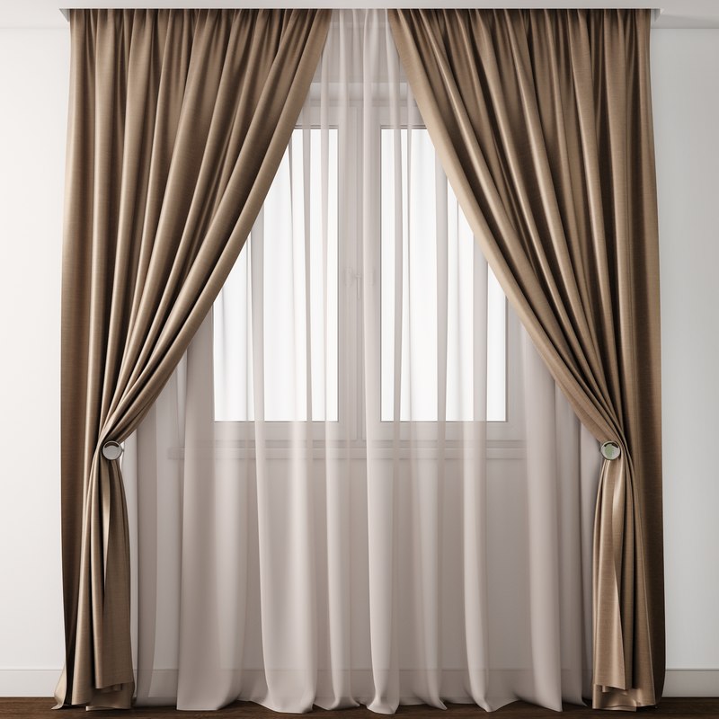 3D curtain - TurboSquid 1165098