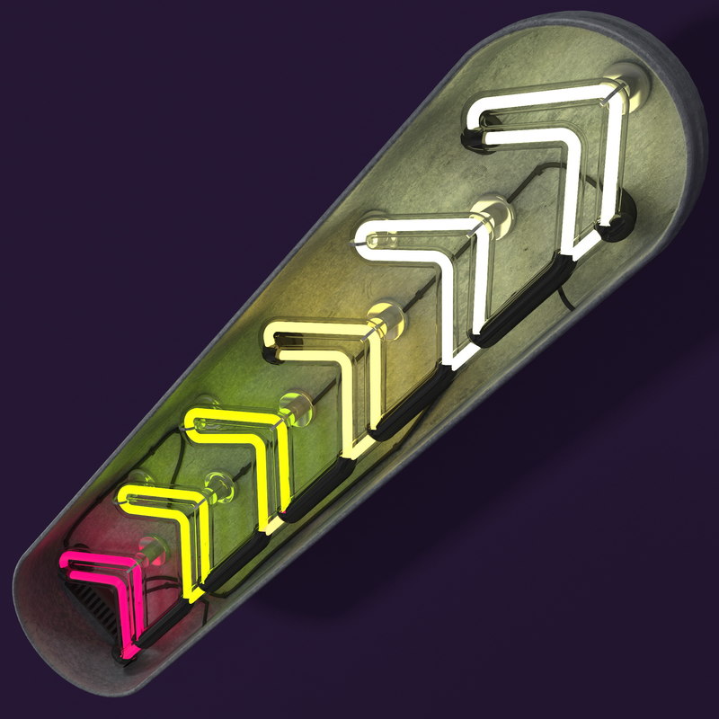 3D realistic neon light sign model - TurboSquid 1165116