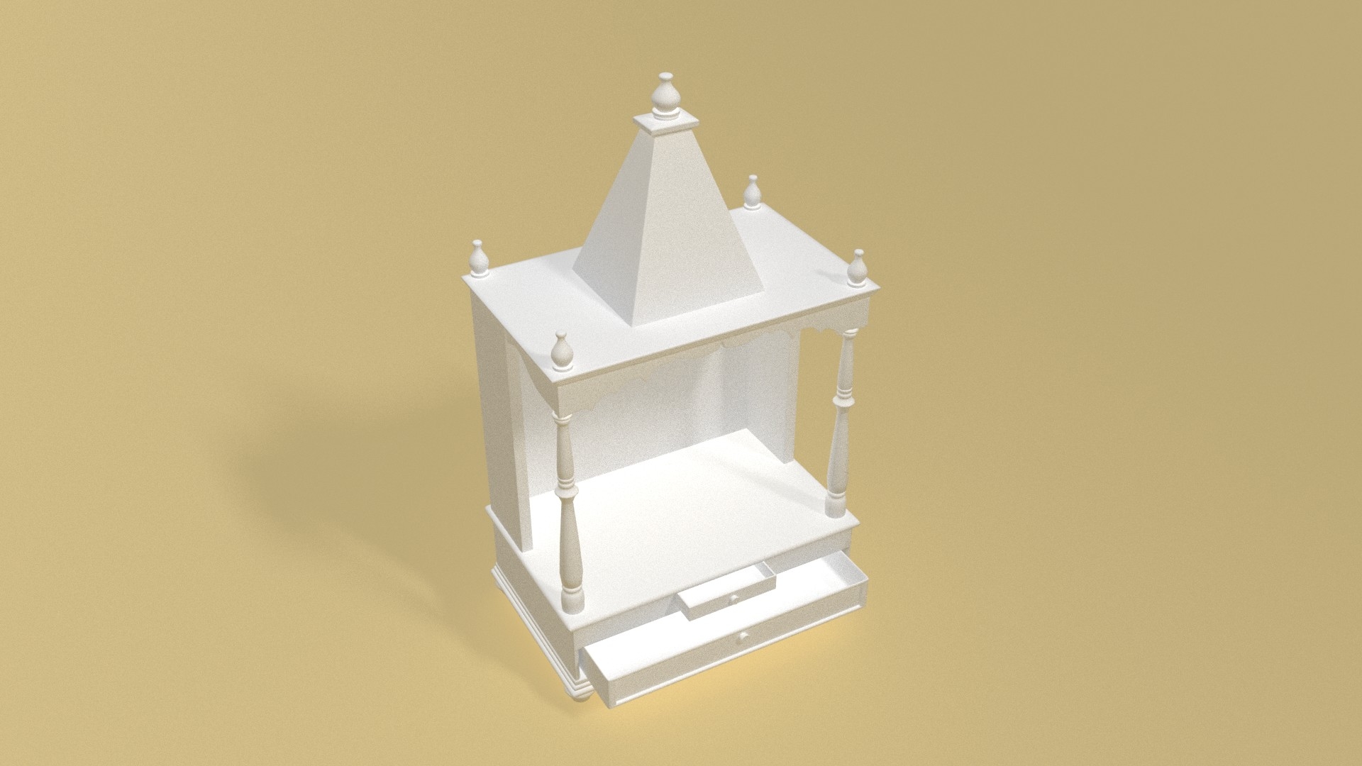 Wooden temple 3D - TurboSquid 1165170