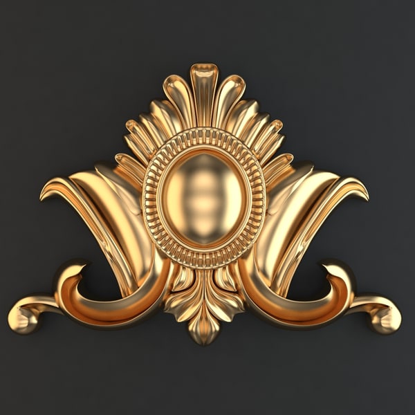 3d decorative molding model
