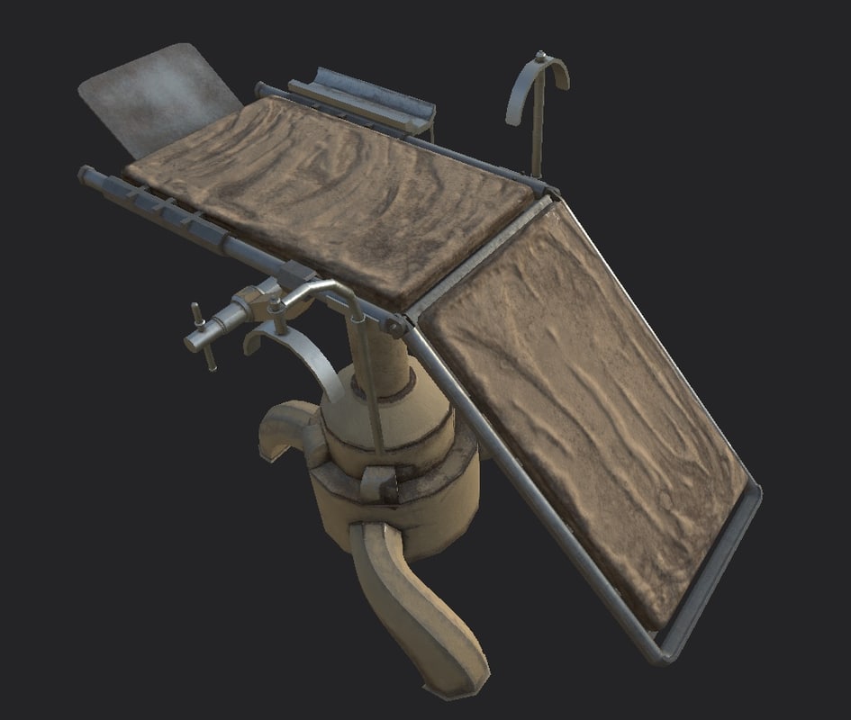 Gynecologist chair 3D model - TurboSquid 1165201