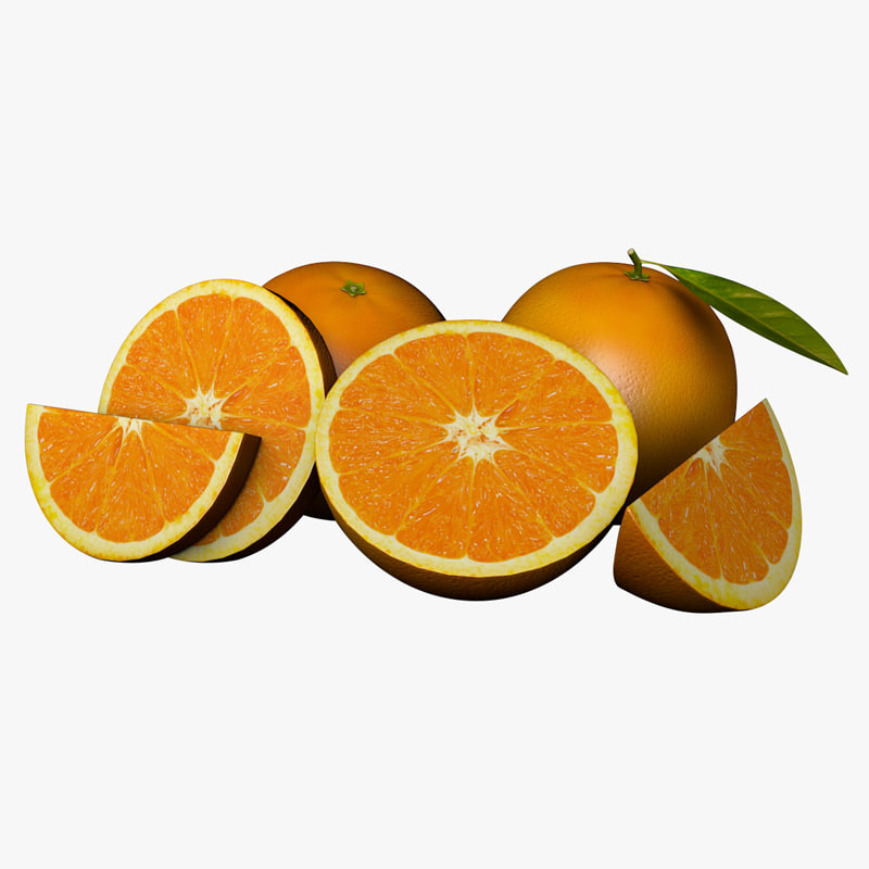 Orange 3D model - TurboSquid 1165238