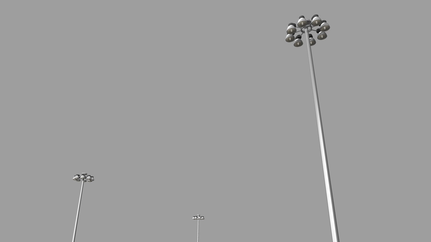 3D mast light highways - TurboSquid 1165623