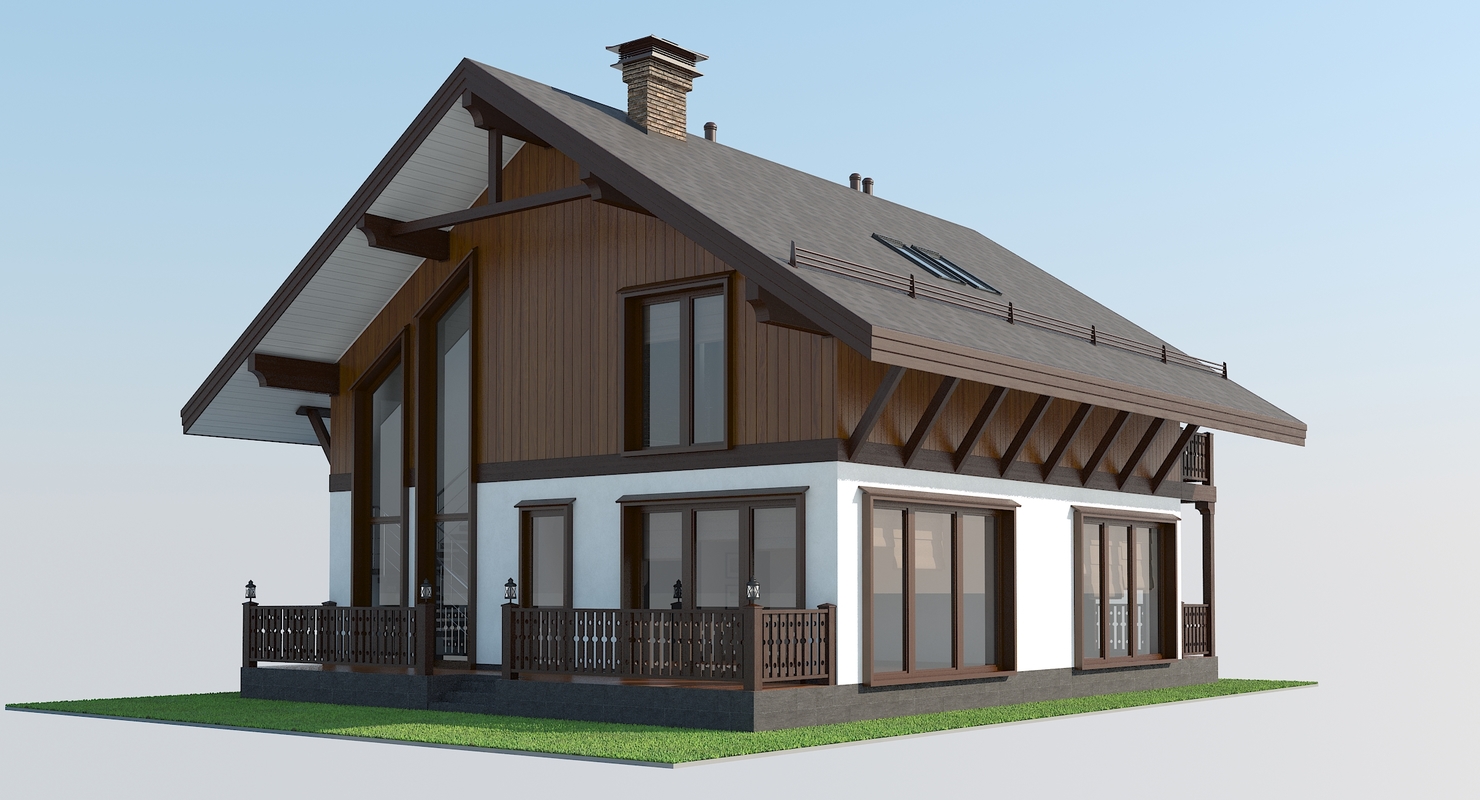 Shale house 3D model - TurboSquid 1165766