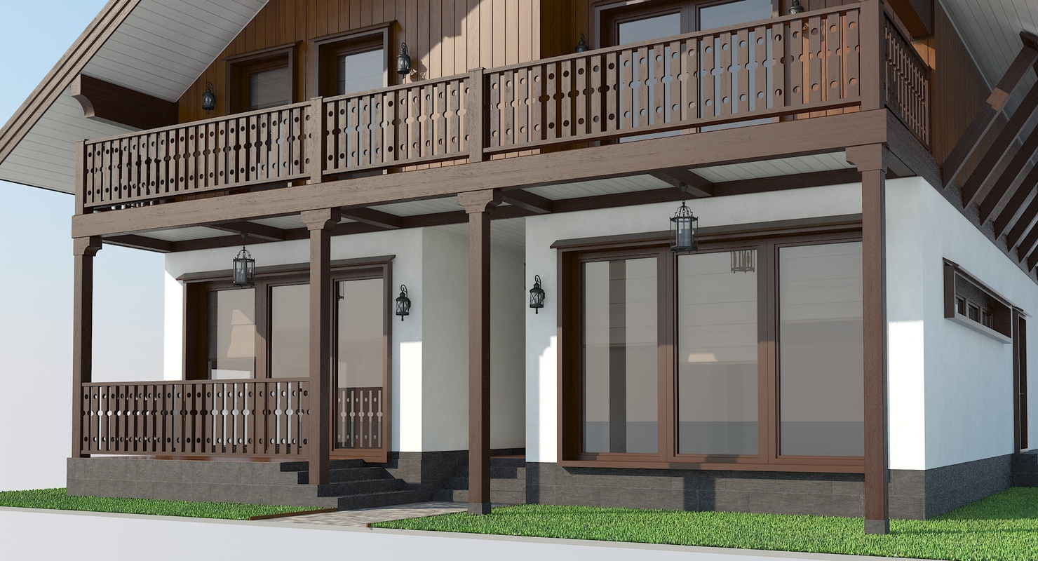 Shale house 3D model - TurboSquid 1165766