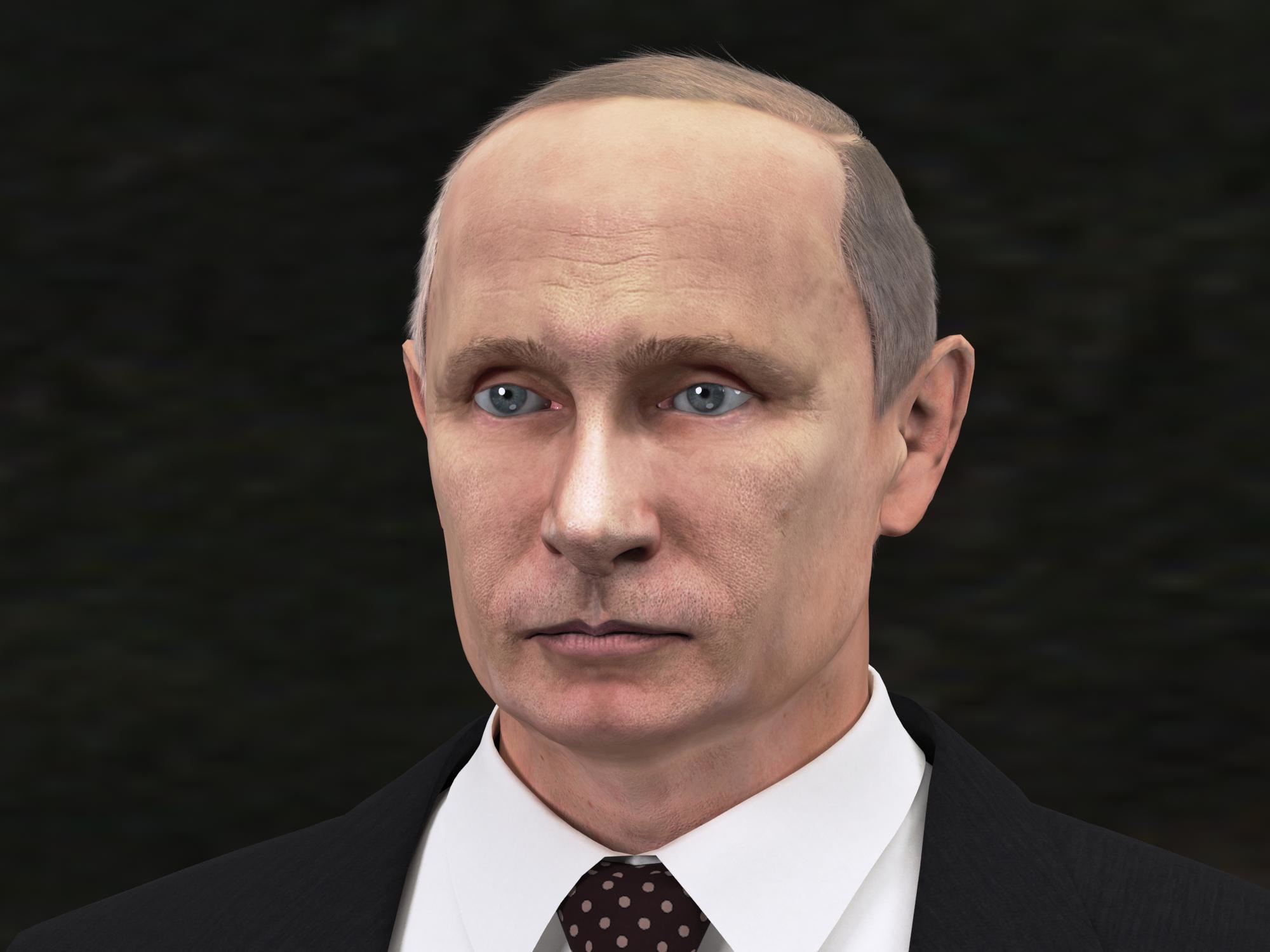 Wladimir Putin 3D-Modell - TurboSquid 1165866