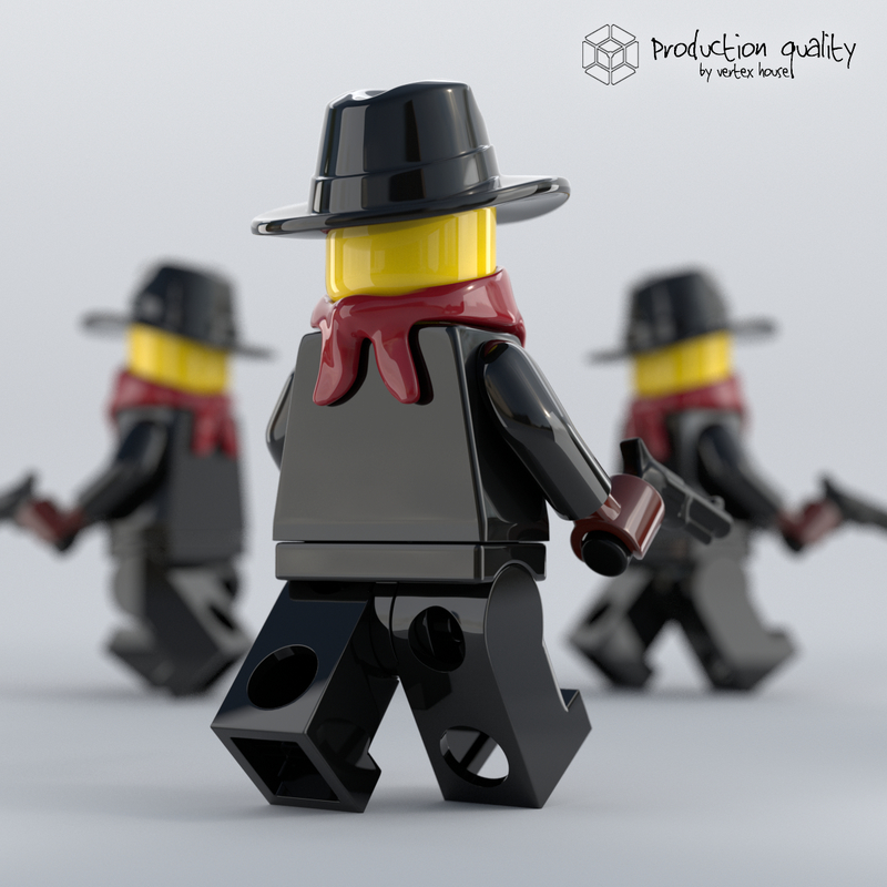 Lego bandit figure model - TurboSquid 1165926