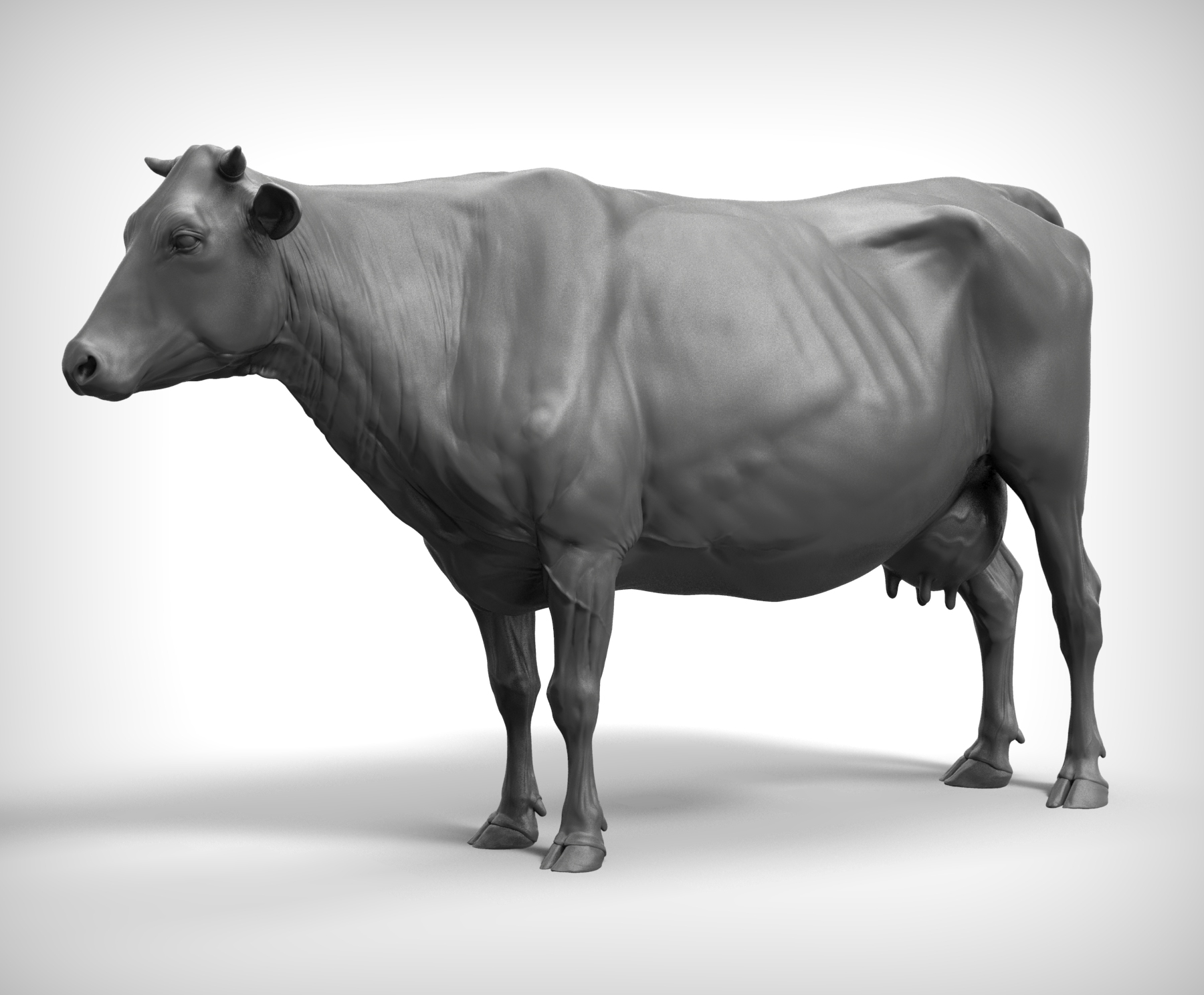 3D cow - TurboSquid 1166008
