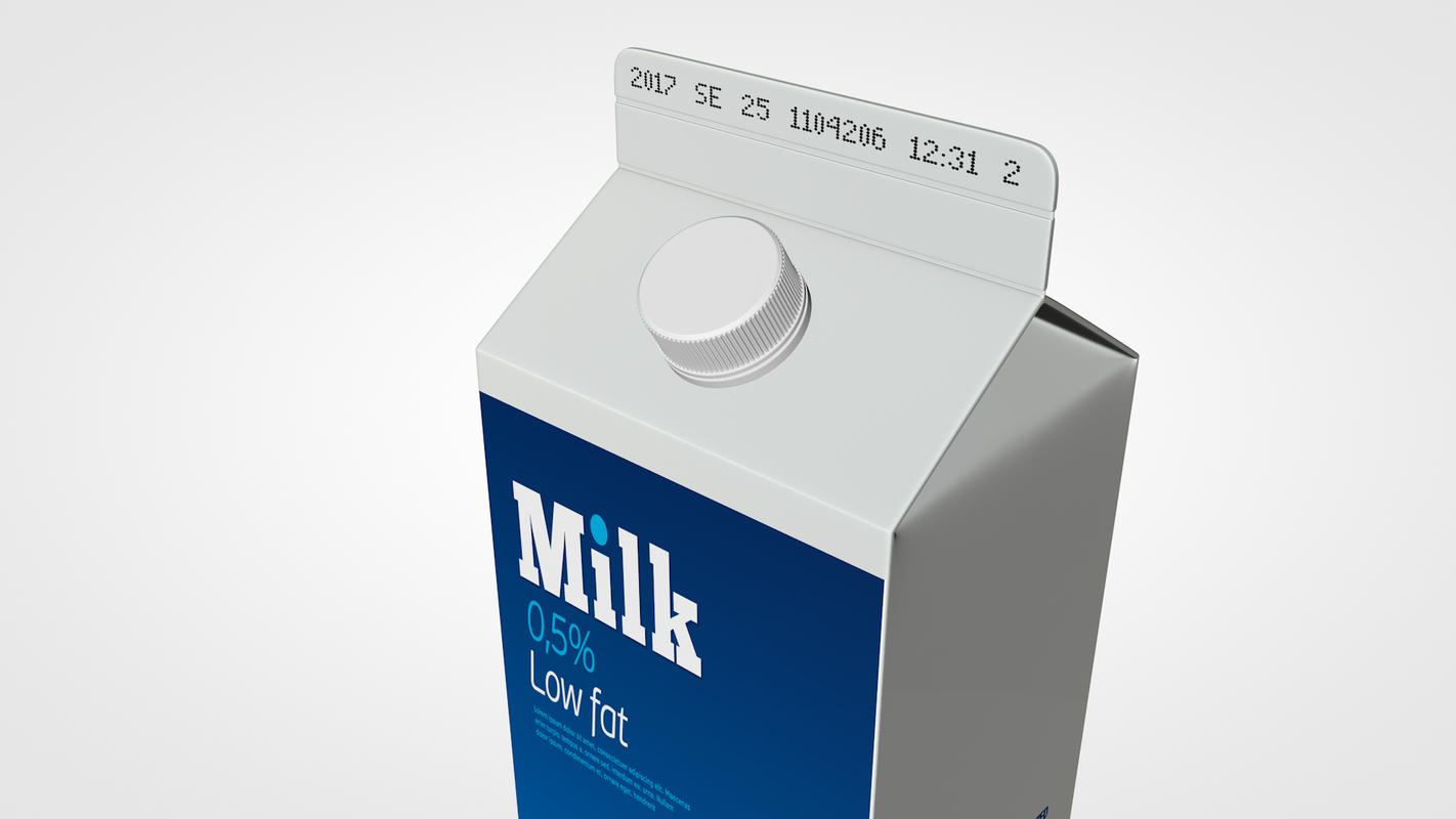 Milk box mockup 3D model - TurboSquid 1166108