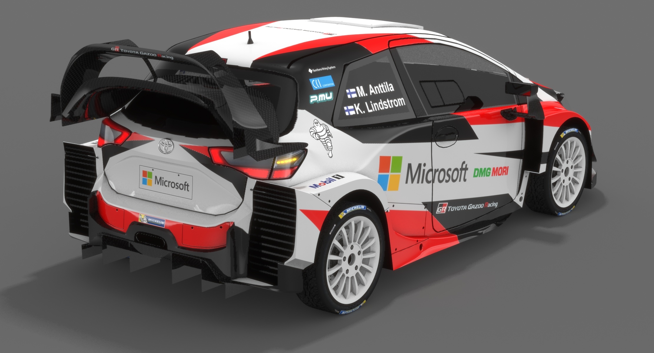 Low-poly toyota yaris wrc 3D model - TurboSquid 1166420