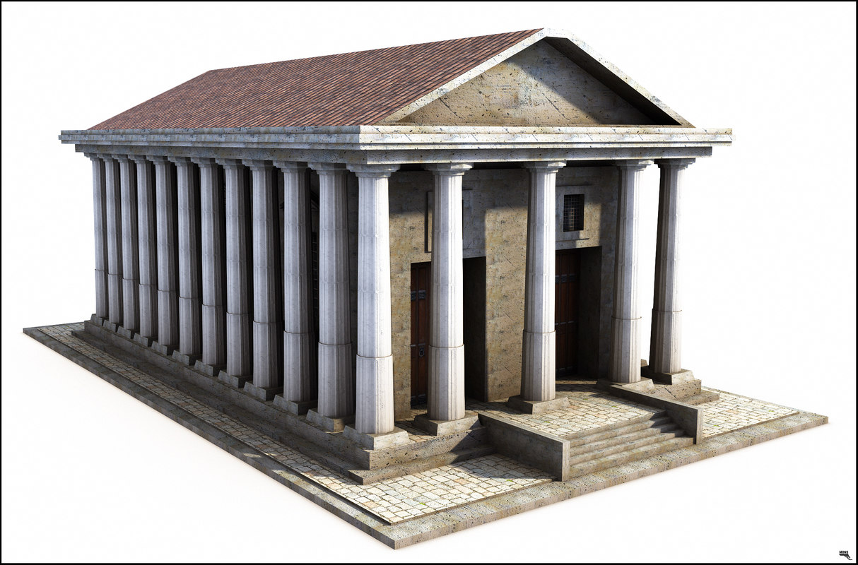 3D structure greek model - TurboSquid 1166563