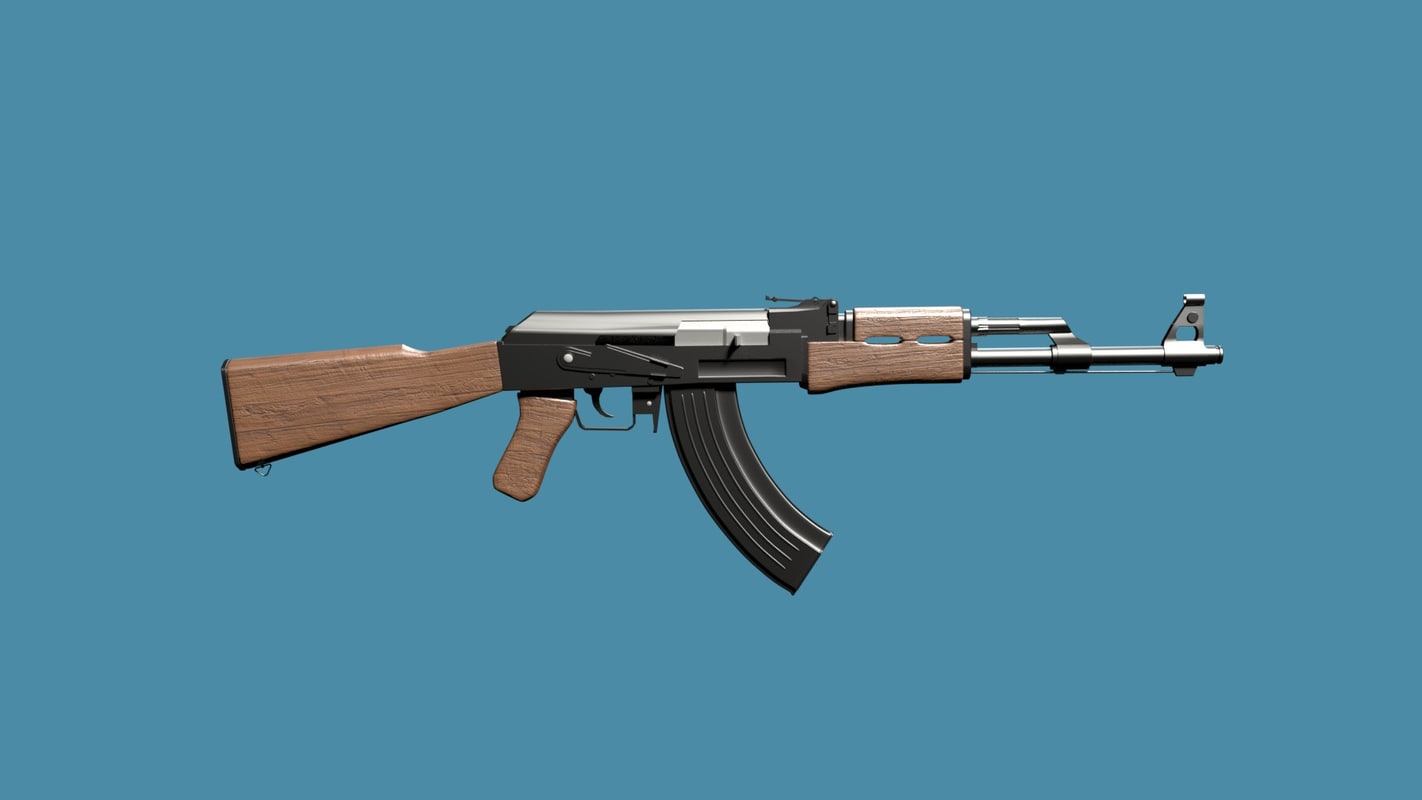 Ak 47 assault rifle 3D model - TurboSquid 1166661