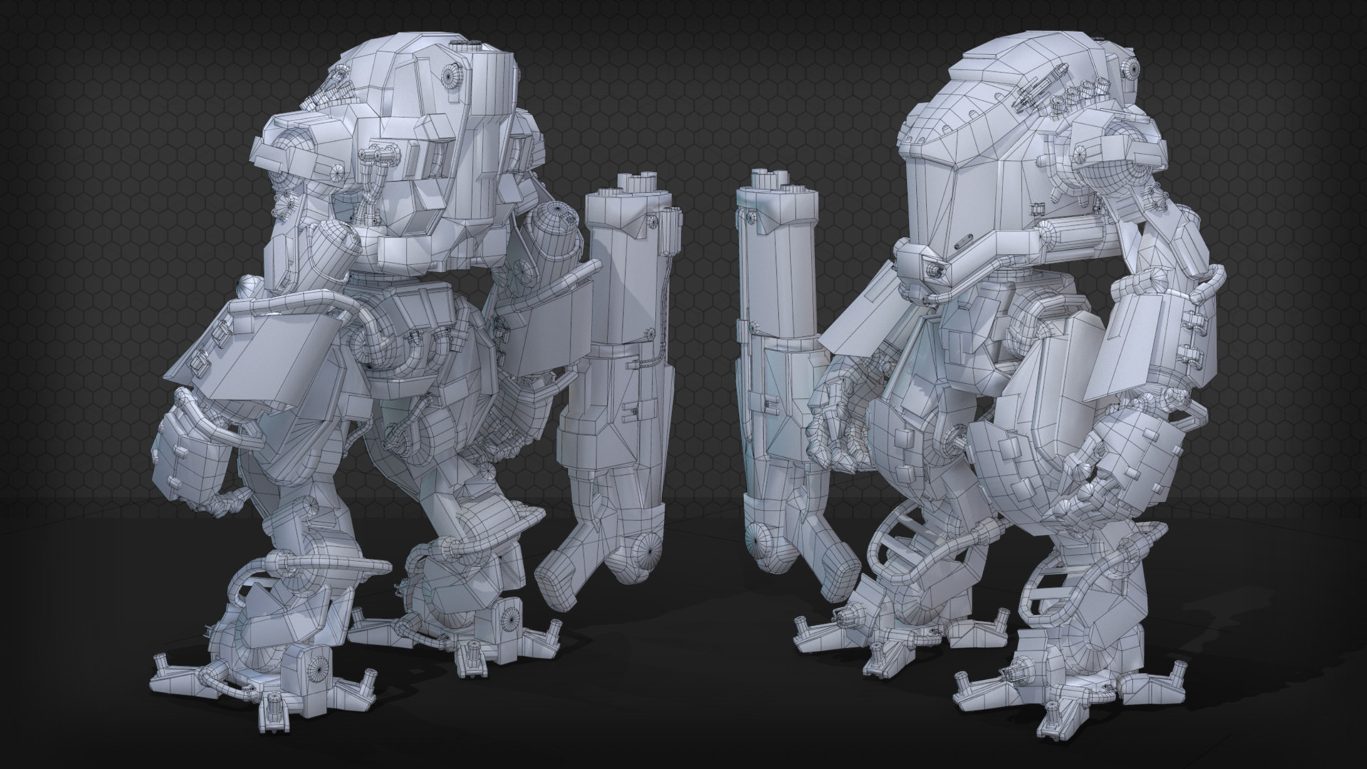 3D heavy robot - TurboSquid 1166786