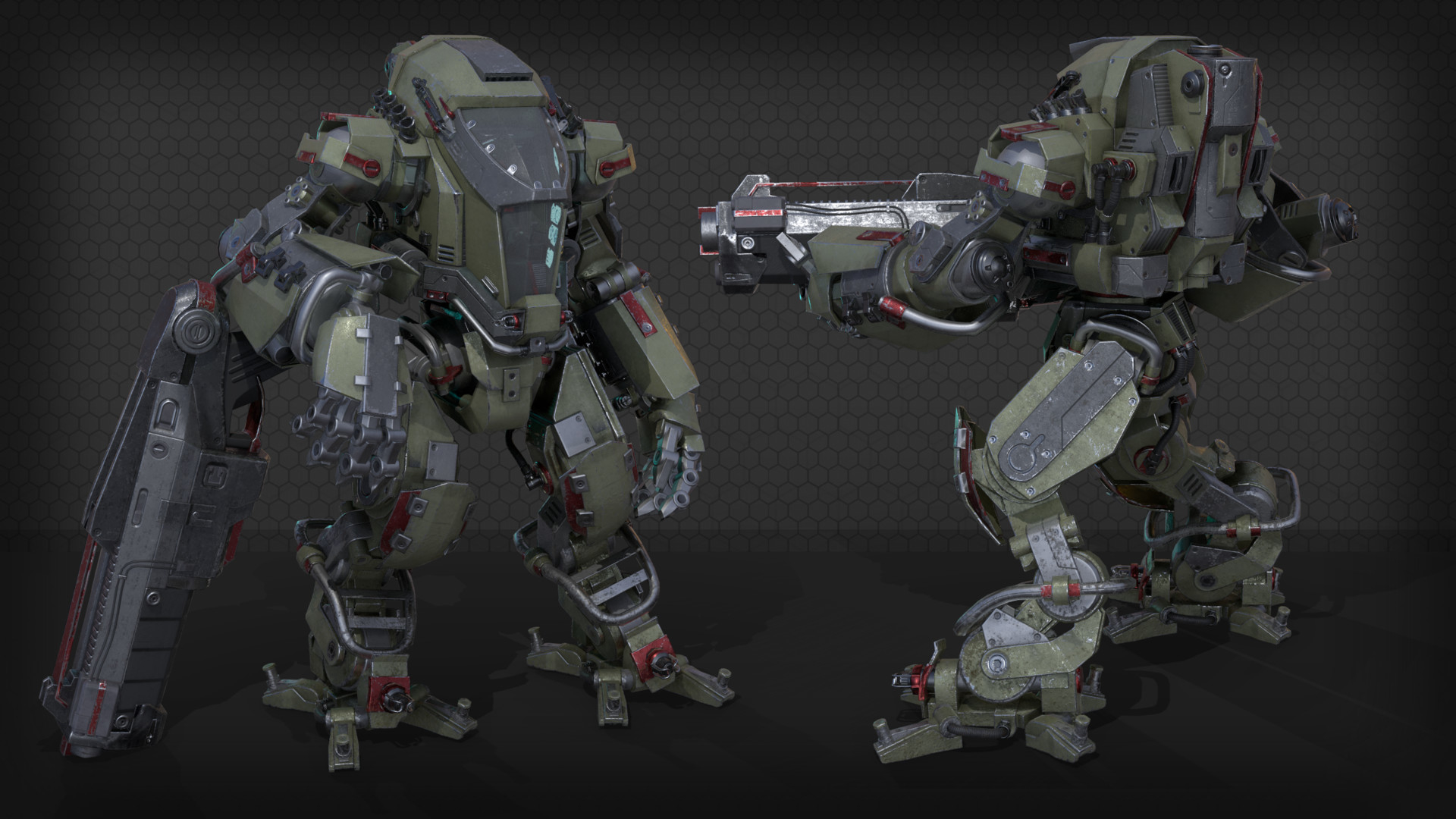 3D heavy robot - TurboSquid 1166786