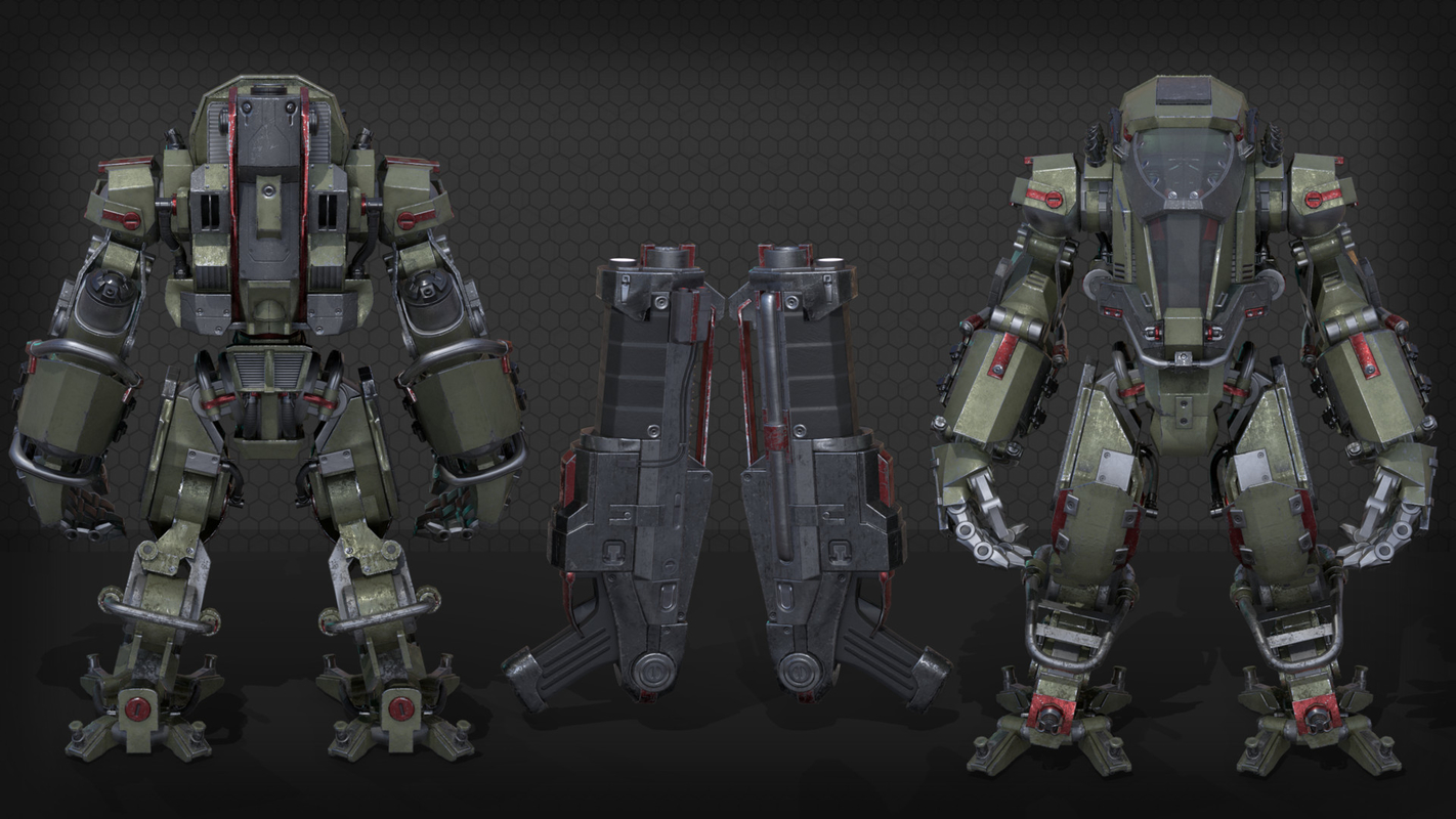 3D heavy robot - TurboSquid 1166786